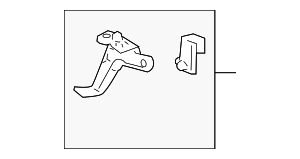 Genuine Toyota Catch Lever part# 53540-0C050 for 2010-2022 Toyota ...