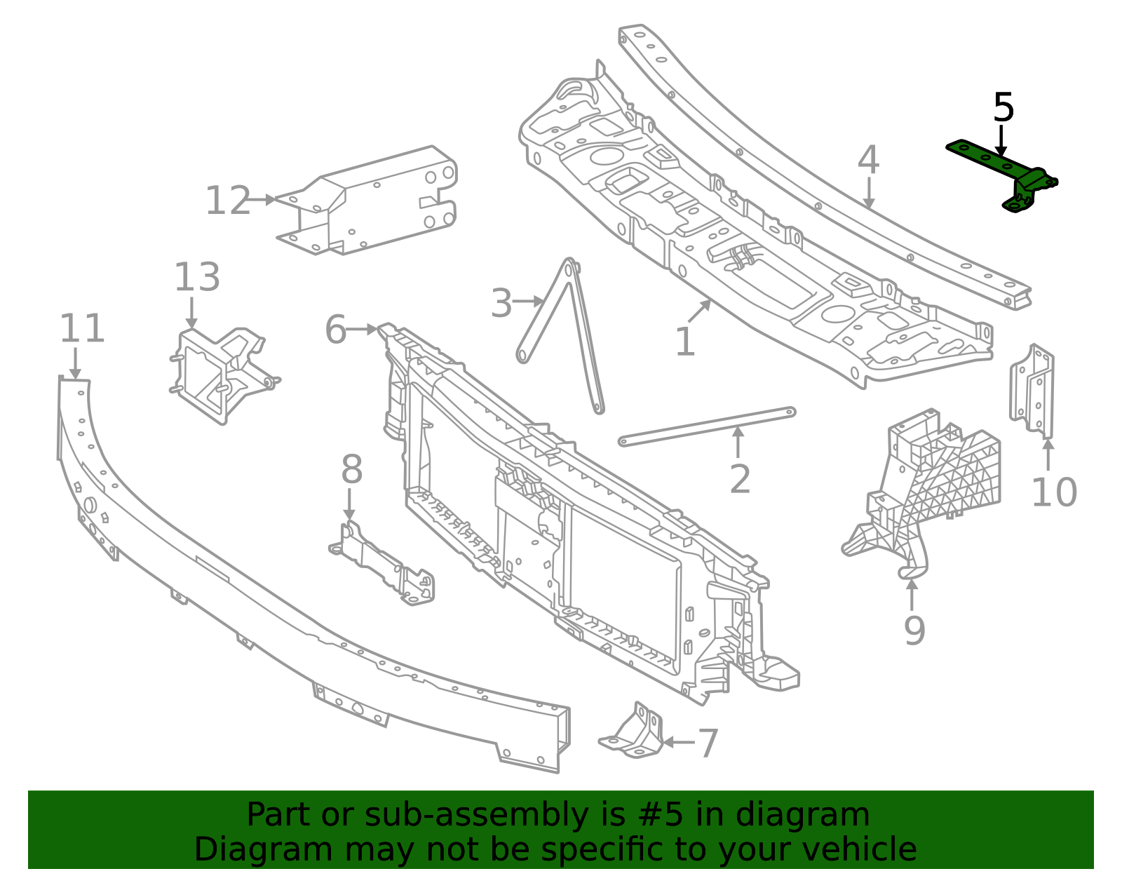 2022-2025 Mercedes-Benz Outer Bracket 206-622-43-00-64 | Mercedes-Benz ...