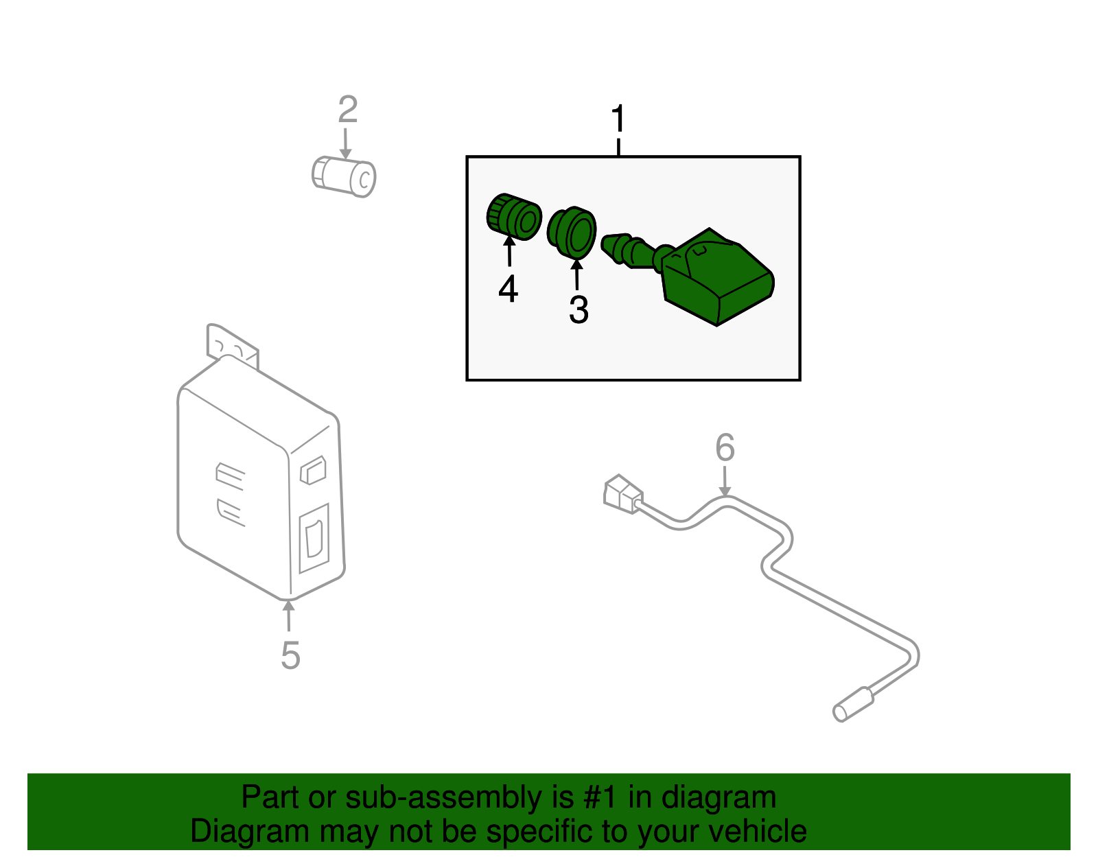 2003-2006 Nissan Sensor 40700-CD001 | Bill Kay Nissan Parts