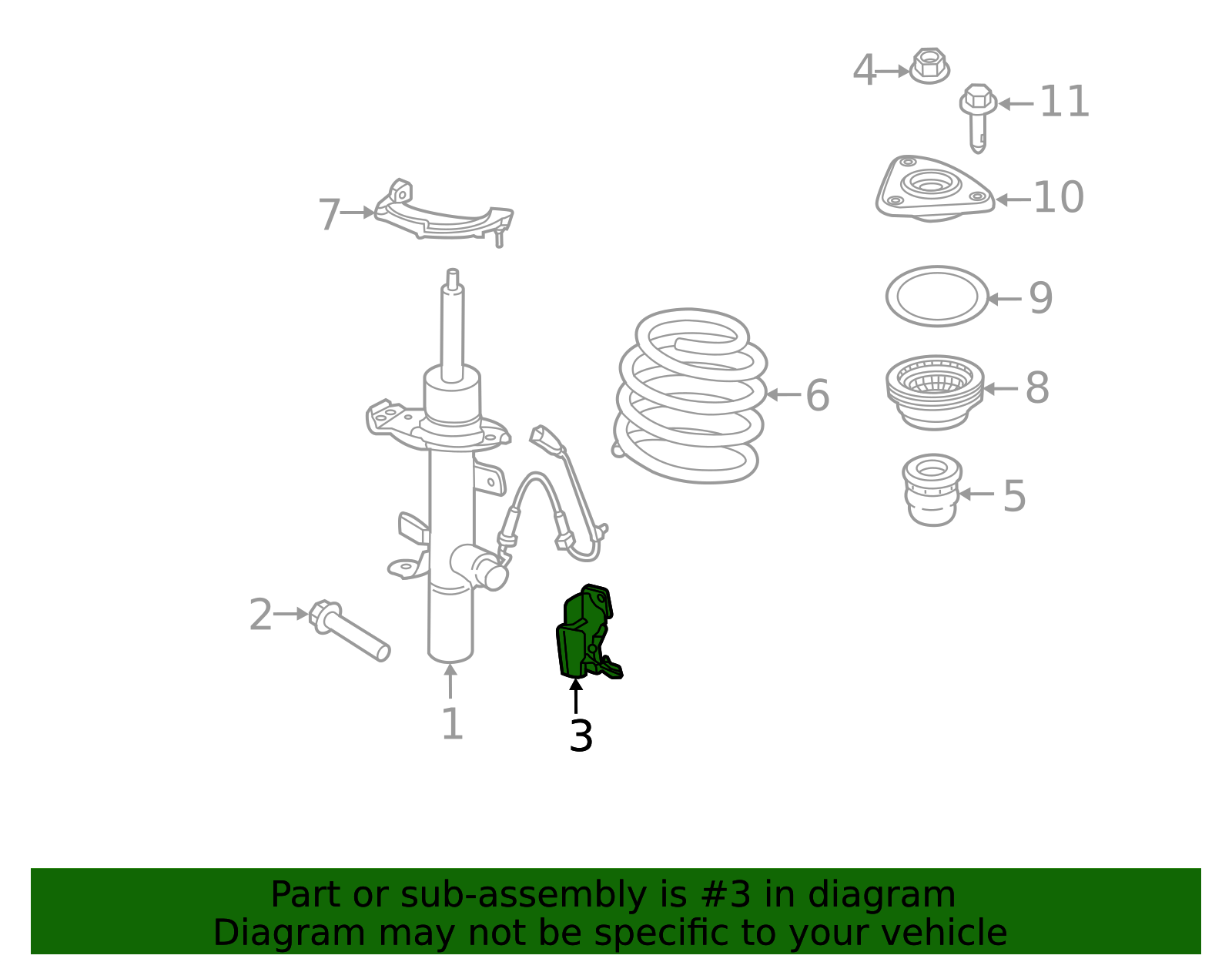 2015-2019 Lincoln MKC Damper EJ7Z-3F690-A | Miracle Ford Parts