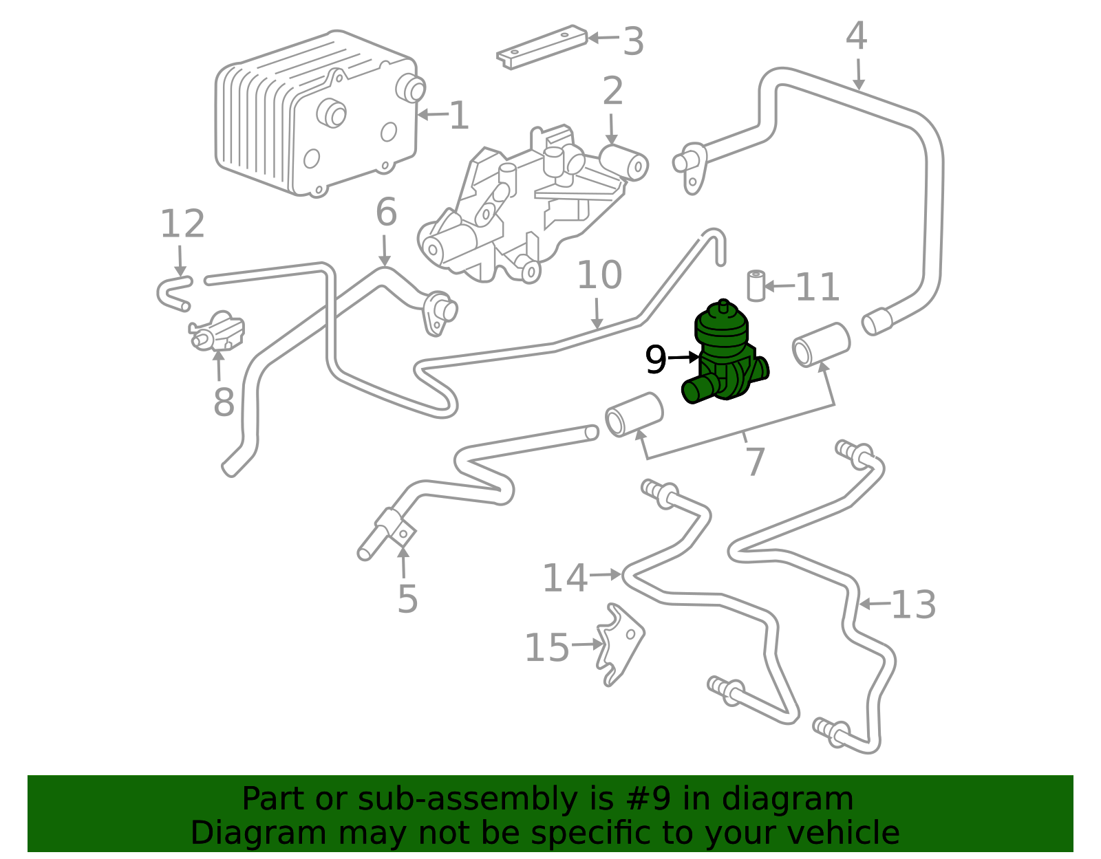 1985-2013 Porsche HVAC Heater Control Valve 928-574-573-04 | Porsche Marin