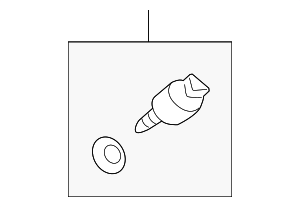 Genuine Toyota Brake Light Switch part# 84340-69075 for 2008-2021 ...