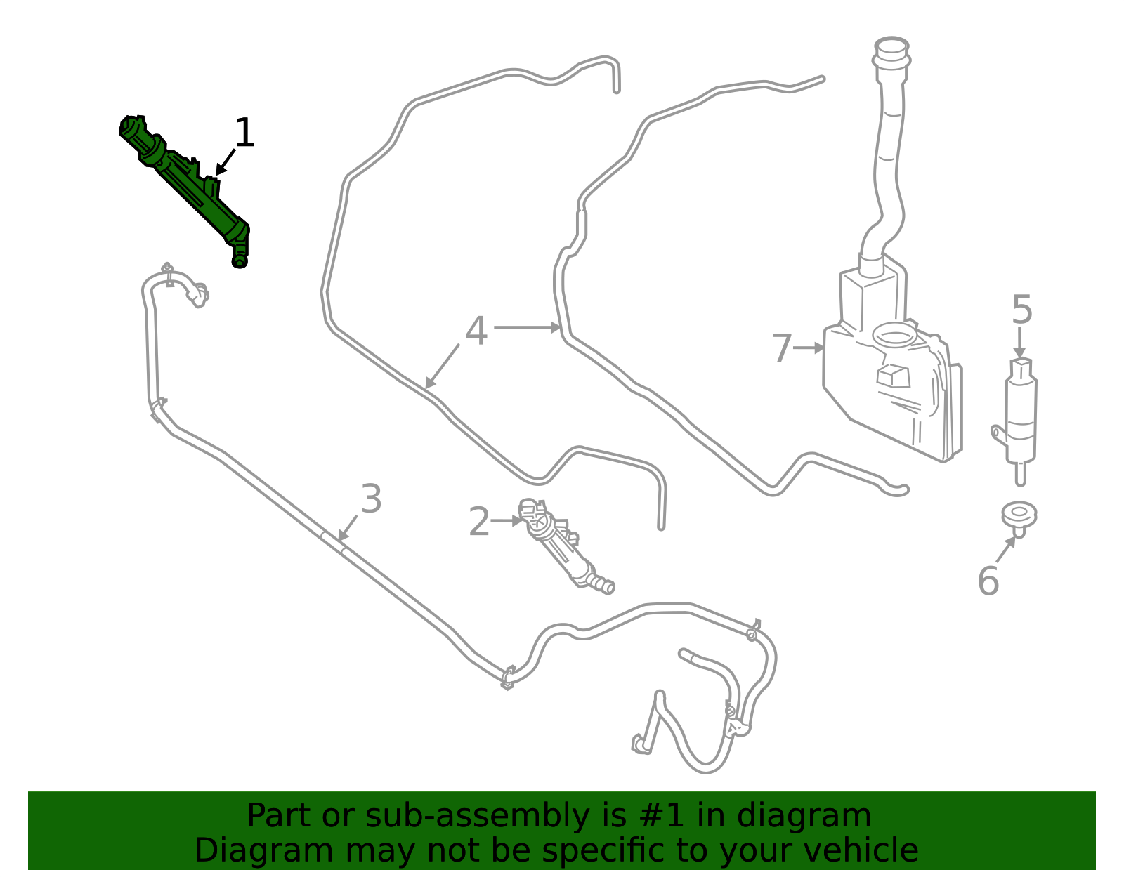 1668601247 - Mercedes-Benz Nozzle Performance Auto Parts