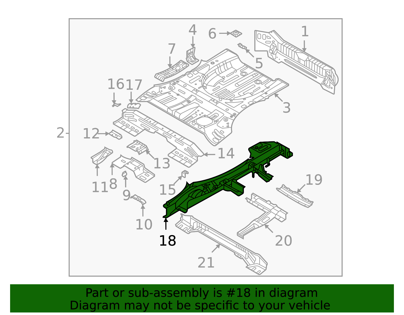 Frame Side Member - Structural Chassis Support | AutoNation Parts
