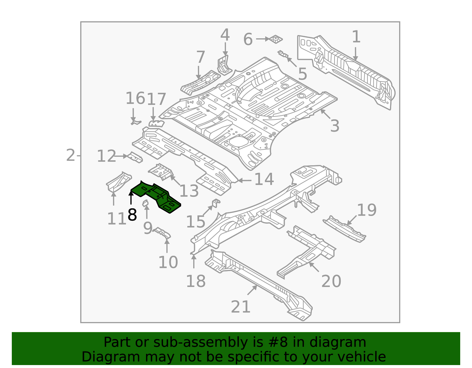 2022-2025 Hyundai Tucson Front Reinforced 65528-N9000 | World OEM Parts ...