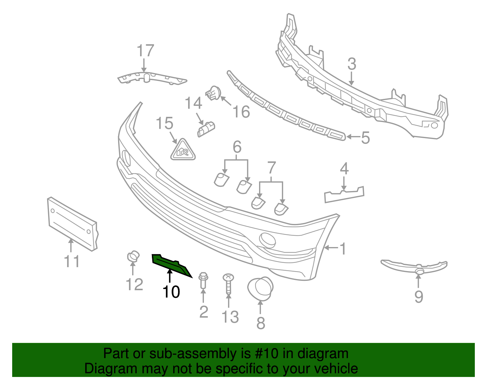 51118250413 - 2000-2004 BMW X5 Tow Bracket Cover (51-11-8-250-413 ...