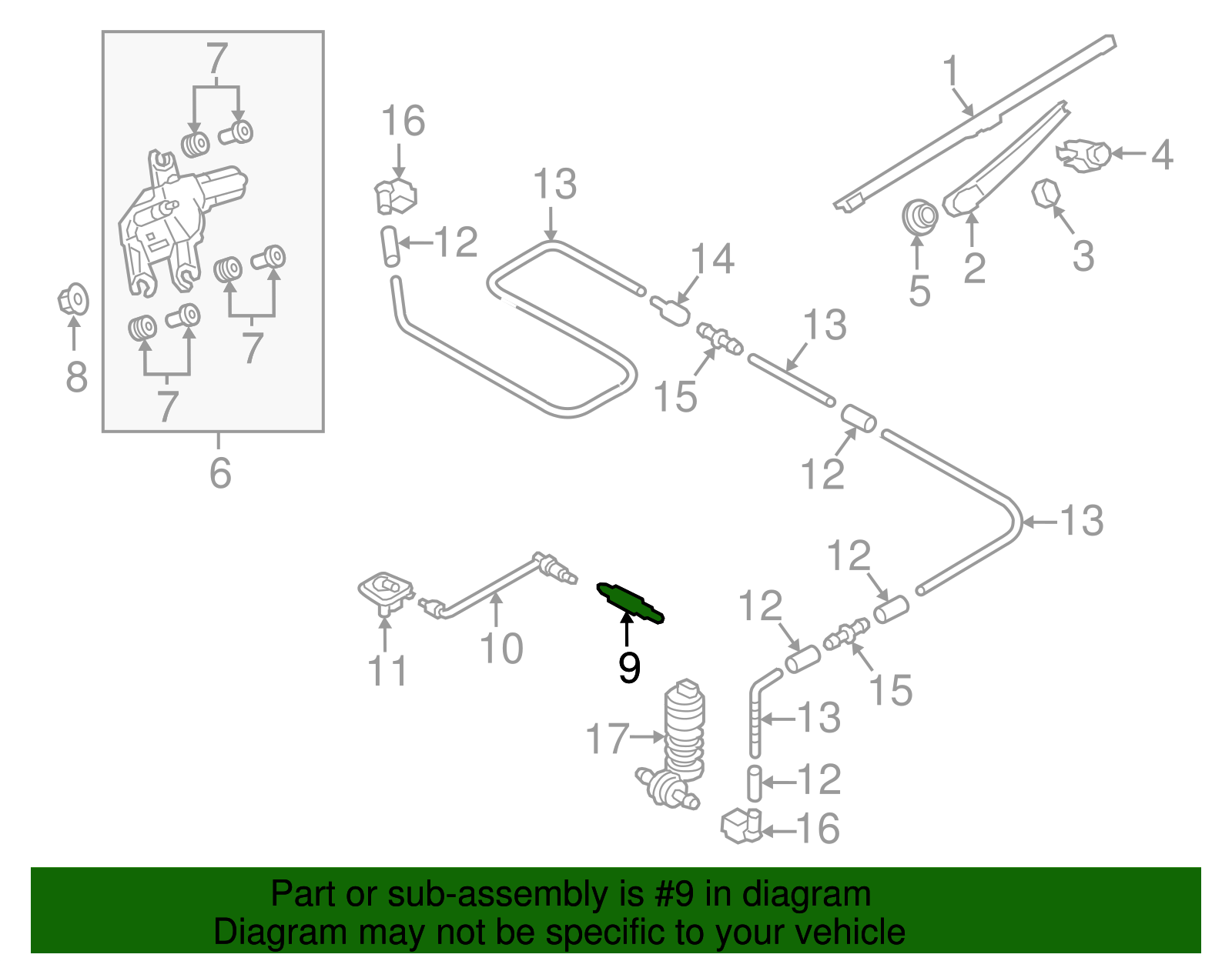 2010-2024 Volkswagen Spray Jet 5G0-955-993 | vwpartscenter