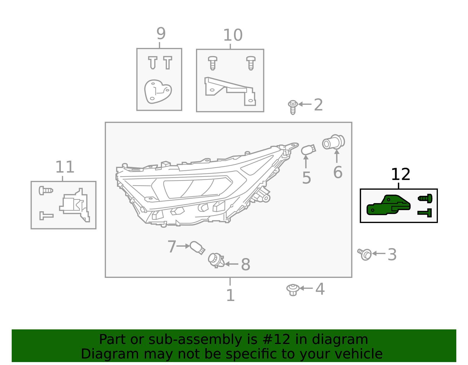 2019-2025 Toyota Repair Bracket 81196-42060 | Toyota Parts Center