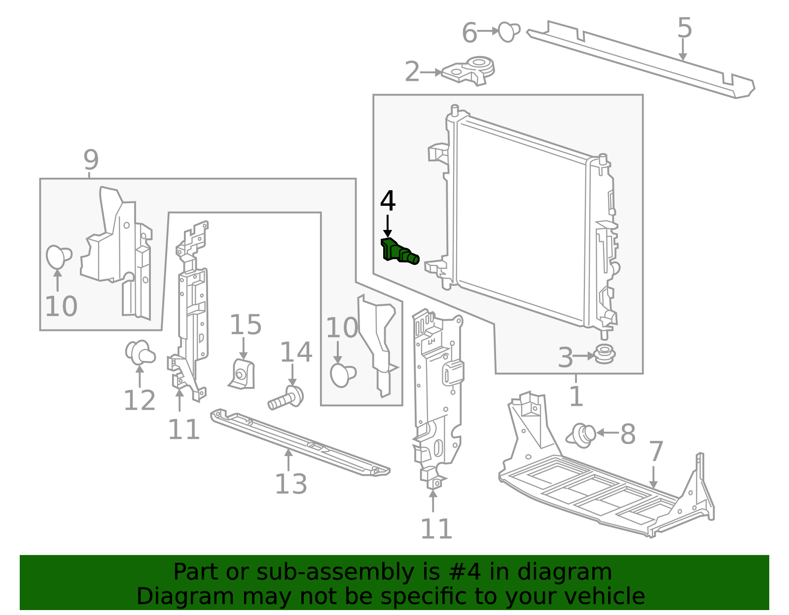 2013-2024 GM Radiator Drain Plug 22887095 | GM Parts Center