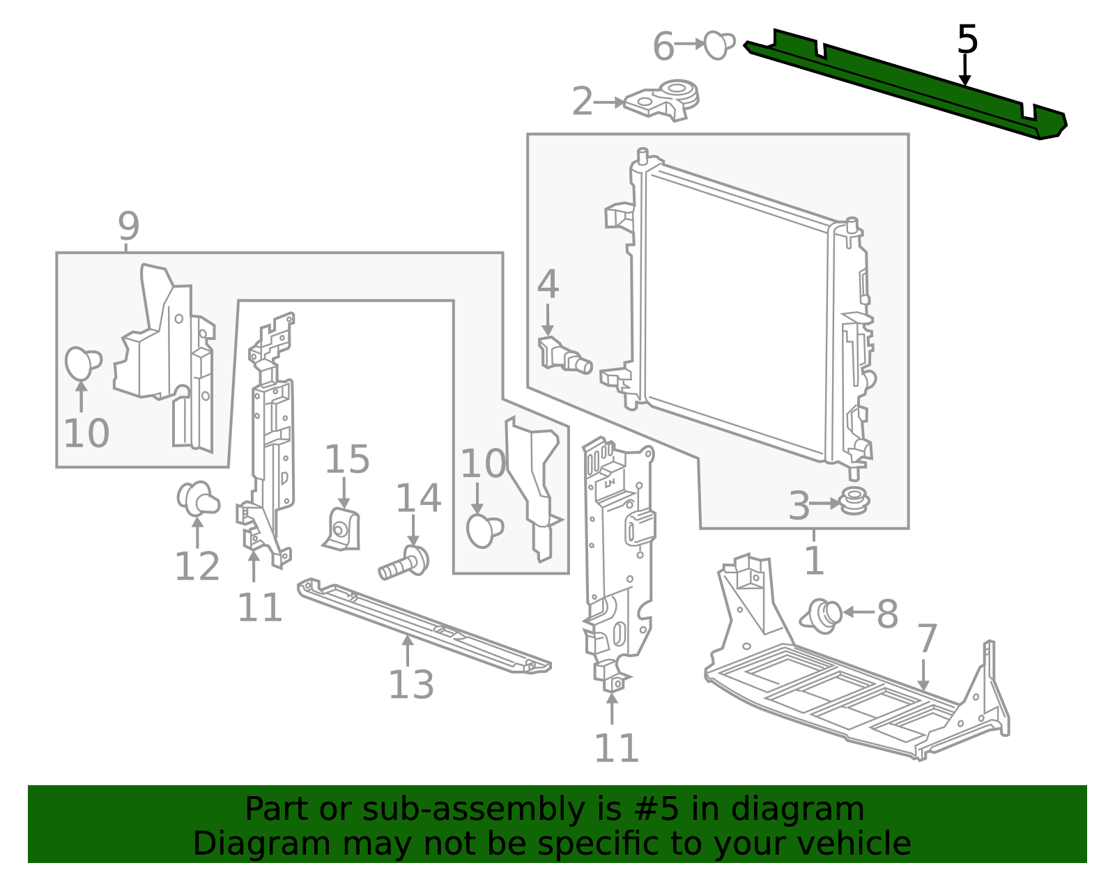 Buy Genuine GM Auto Parts - Baffle (Part # 23336027) | GM Parts Store