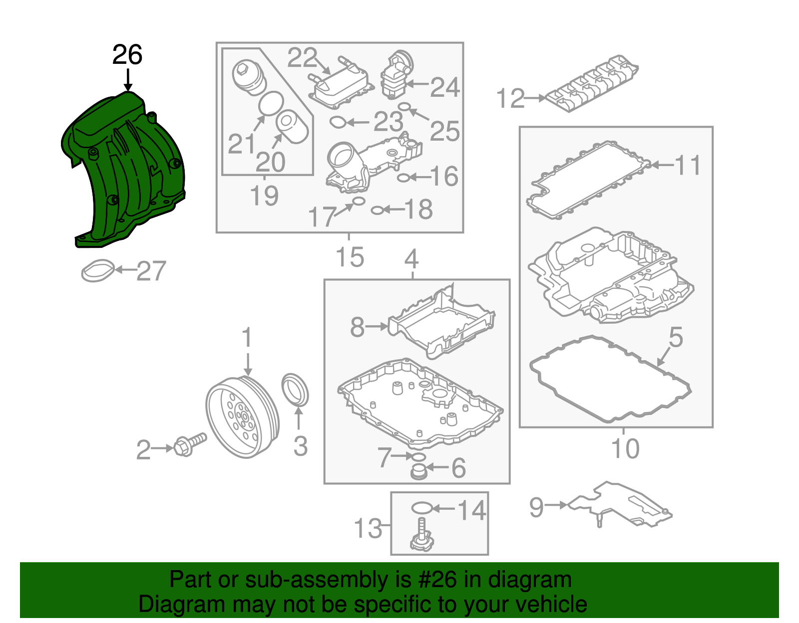 2009-2016 Porsche Intake Manifold 9A1-110-115-04 | Gaudin Porsche Parts