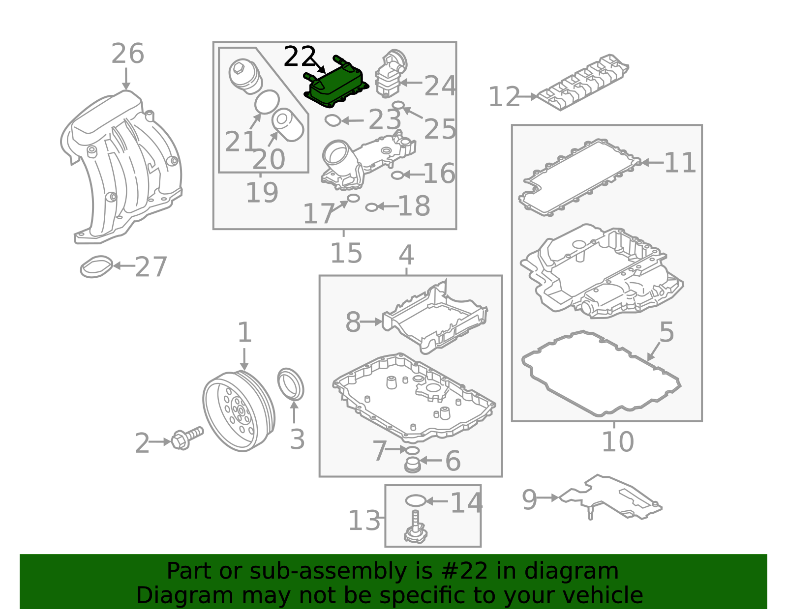 2012-2016 Porsche Oil Cooler 9A1-107-450-10 | Sunset Porsche Parts
