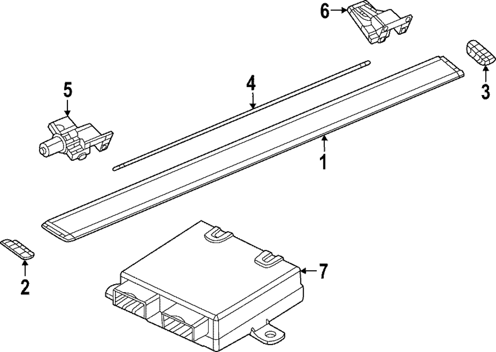 68461579AA - Power Running Board Hinge Left | Mopar Parts Canada