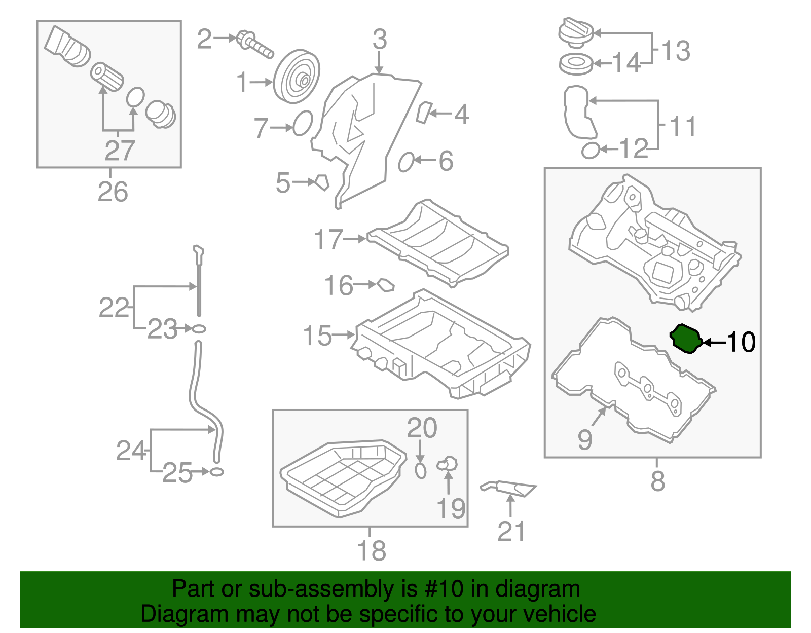 2012-2016 Hyundai Fuel Pump Gasket 22443-3CGA0 | OEM Parts Online