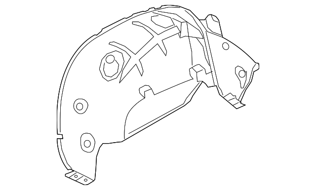 2019-2025 GMC Wheelhouse Liner 84507683 GM | GMPartsDirect.com