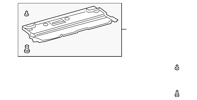 2019-2025 Toyota Center Cover 58165-12210 | OEM Parts Online