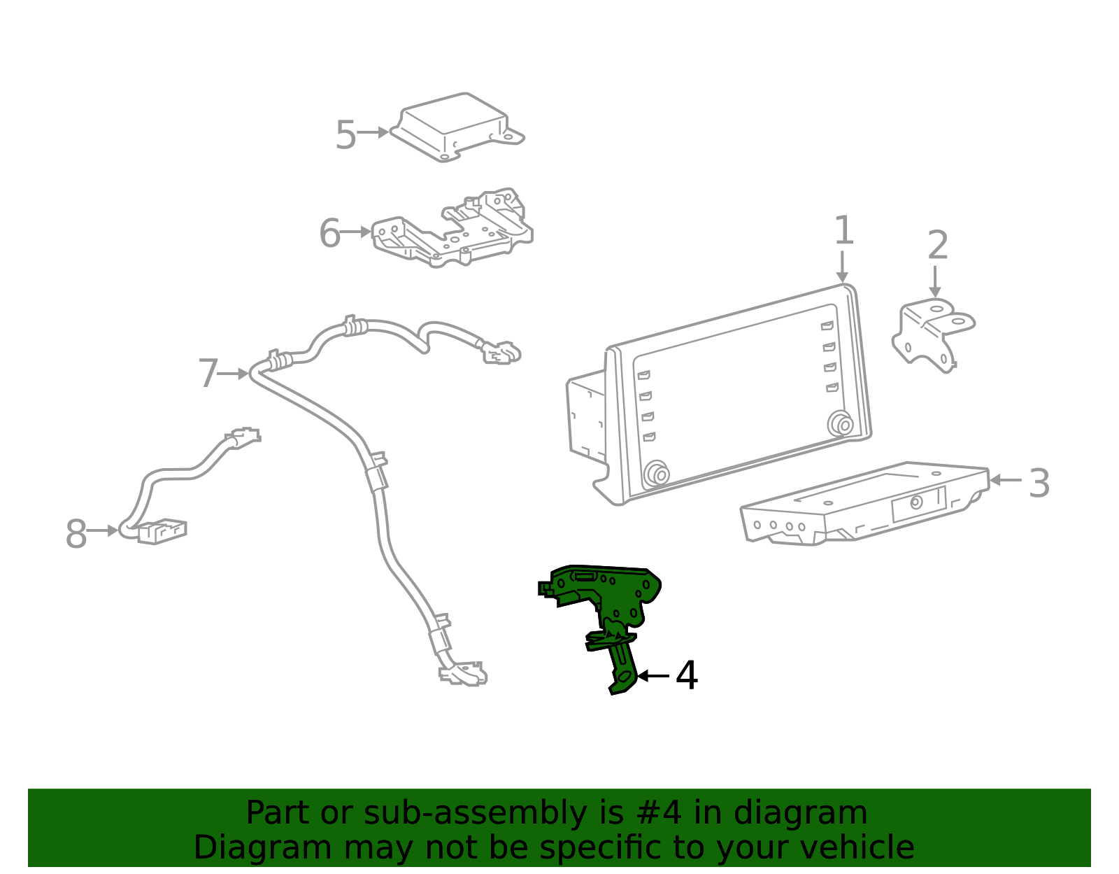 2019-2022 Toyota Module Bracket 86457-42020 | MotorMotor