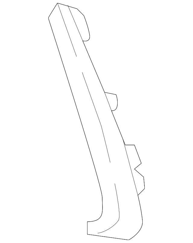 Genuine Toyota Fog Lamp Bezel Bracket part# 52125-0D090 for 2018 Toyota ...