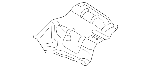 2008-2018 Audi Exhaust Heat Shield 4G0-804-172-A | Audi USA Parts