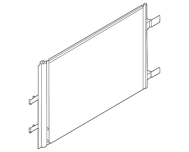 2021-2025 Nissan Rogue Condenser Assembly 92100-6RA0B | QuirkParts