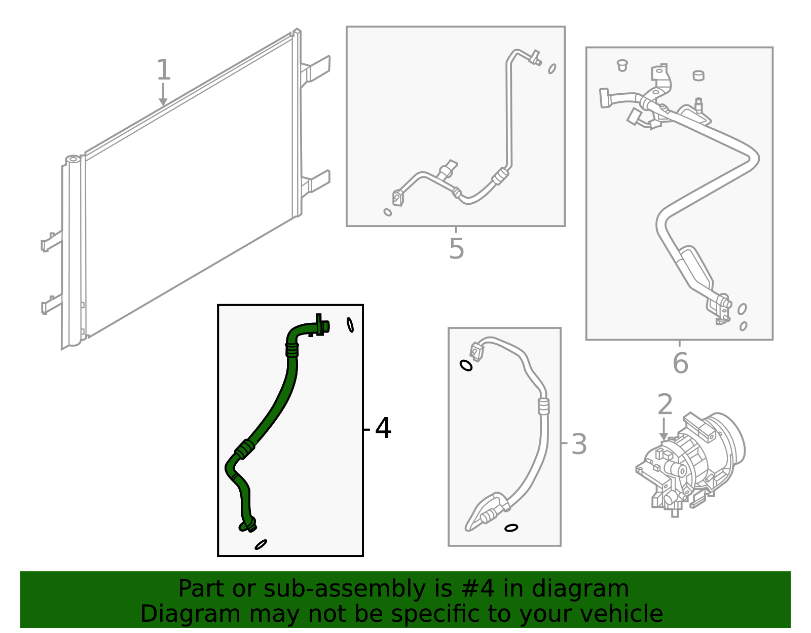 2021-2025 Nissan Rogue Suction Hose 92480-6RF0B | Bill Kay Nissan Parts