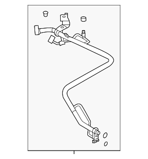 2021 Nissan Rogue AC Line 92446-6RA0B | TascaParts.com