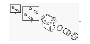 BRCF-582 - Motorcraft™ Caliper 2018-2022 Ford EcoSport | Direct Factory ...