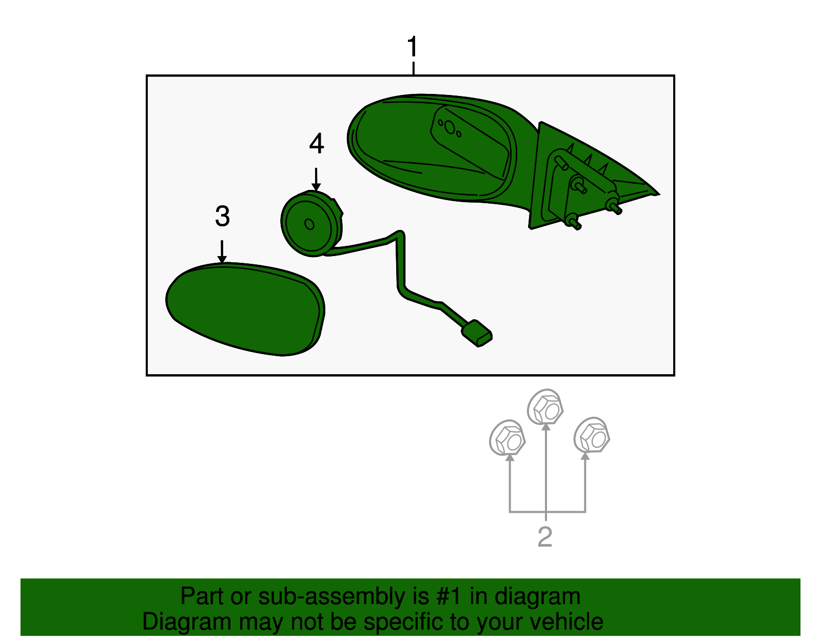 2006-2016 Chevrolet Primed Driver Side Mirror 20759191 | Shop Matick ...