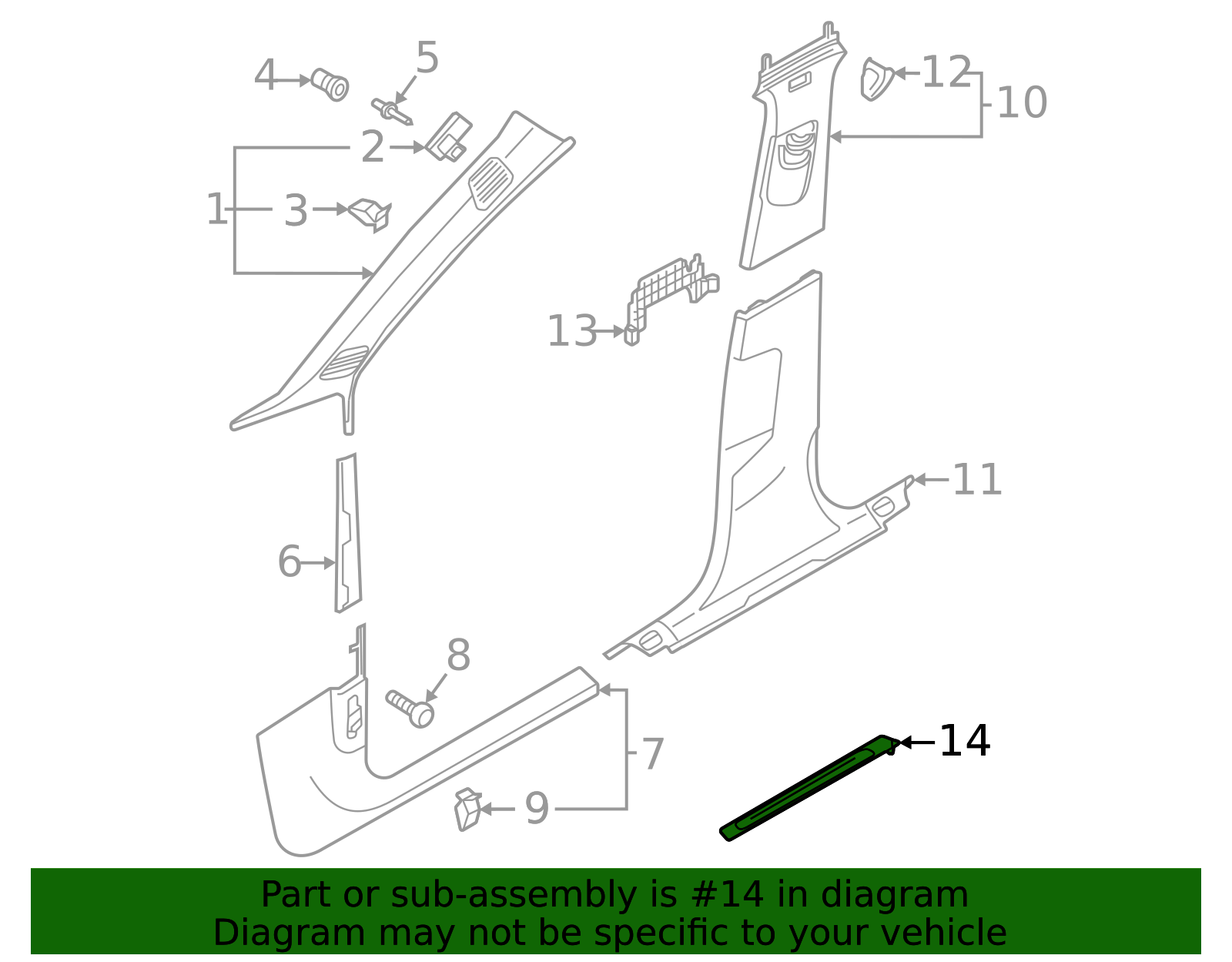 2017-2025 Audi Scuff Plate 8W0-853-373-F-9B9 | OEM Parts Online
