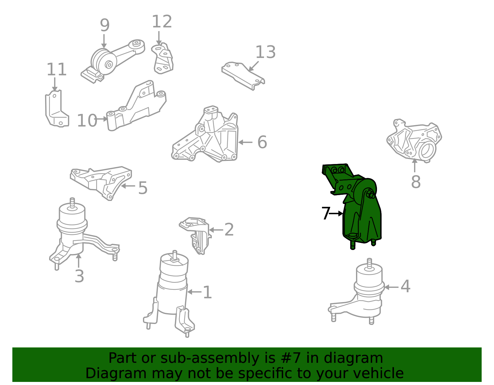 Rx450h 2010 Engine Mount Diagram
