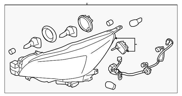 2015-2017 Subaru Headlamp Assembly 84002AL00B | Subaru Parts Quick