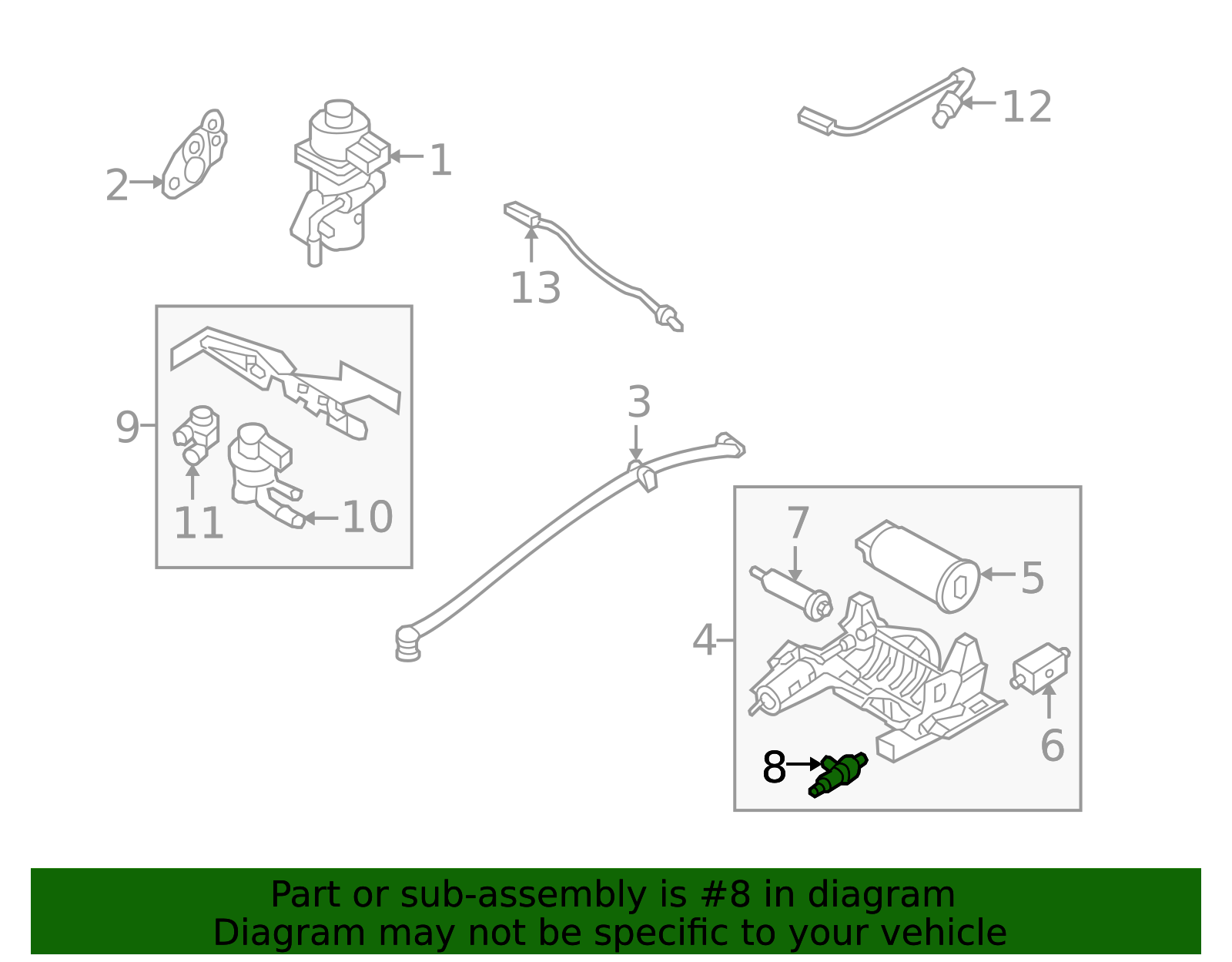 2006-2010 Ford OEM NEW 2006-2010 Ford Escape F350 SD Vapor Canister ...