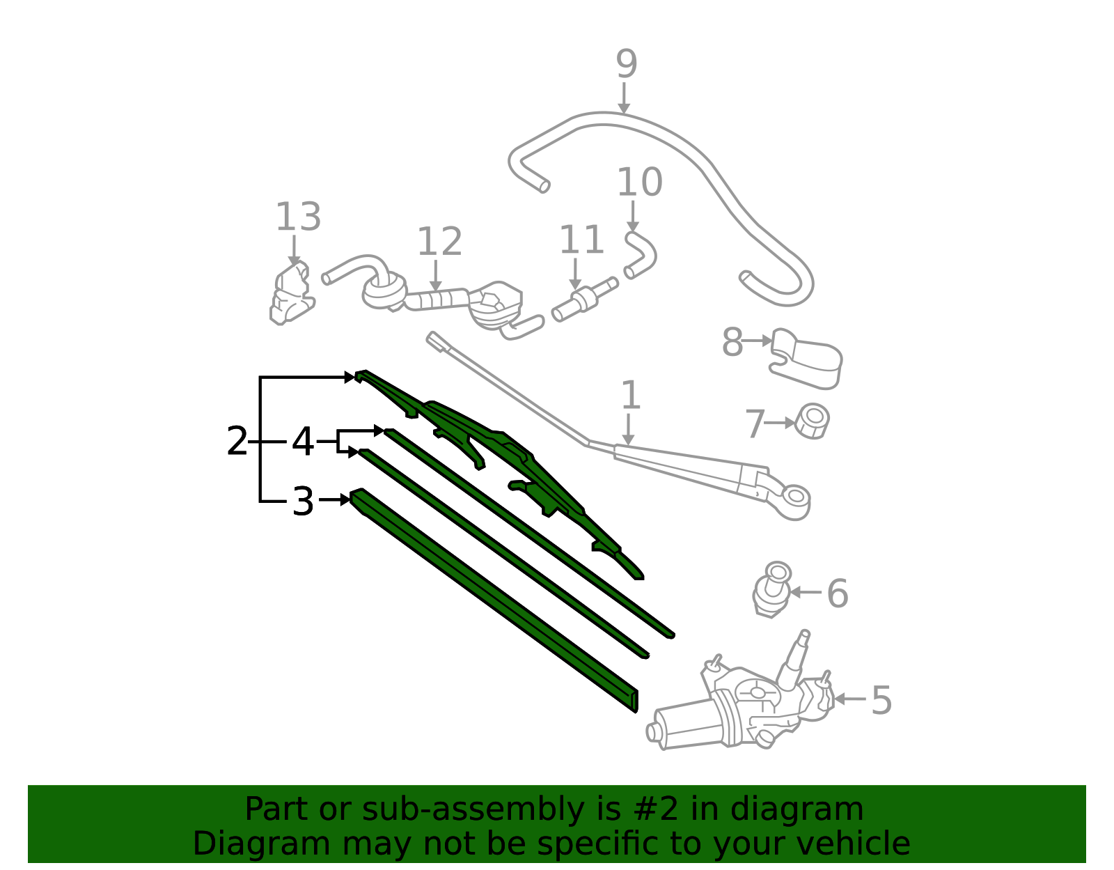 WG85-67-330 - Blade Assembly Mazda Parts.US