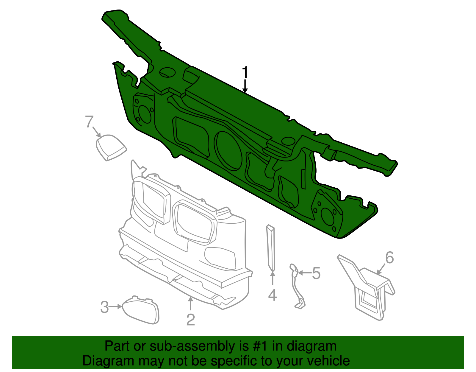 51718159610 - 1997-2003 BMW Radiator Support (51-71-8-159-610) | BMW of ...