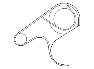 2004 Mitsubishi Montero Sport Alternator Belt 4451A104 | Mitsubishi ...