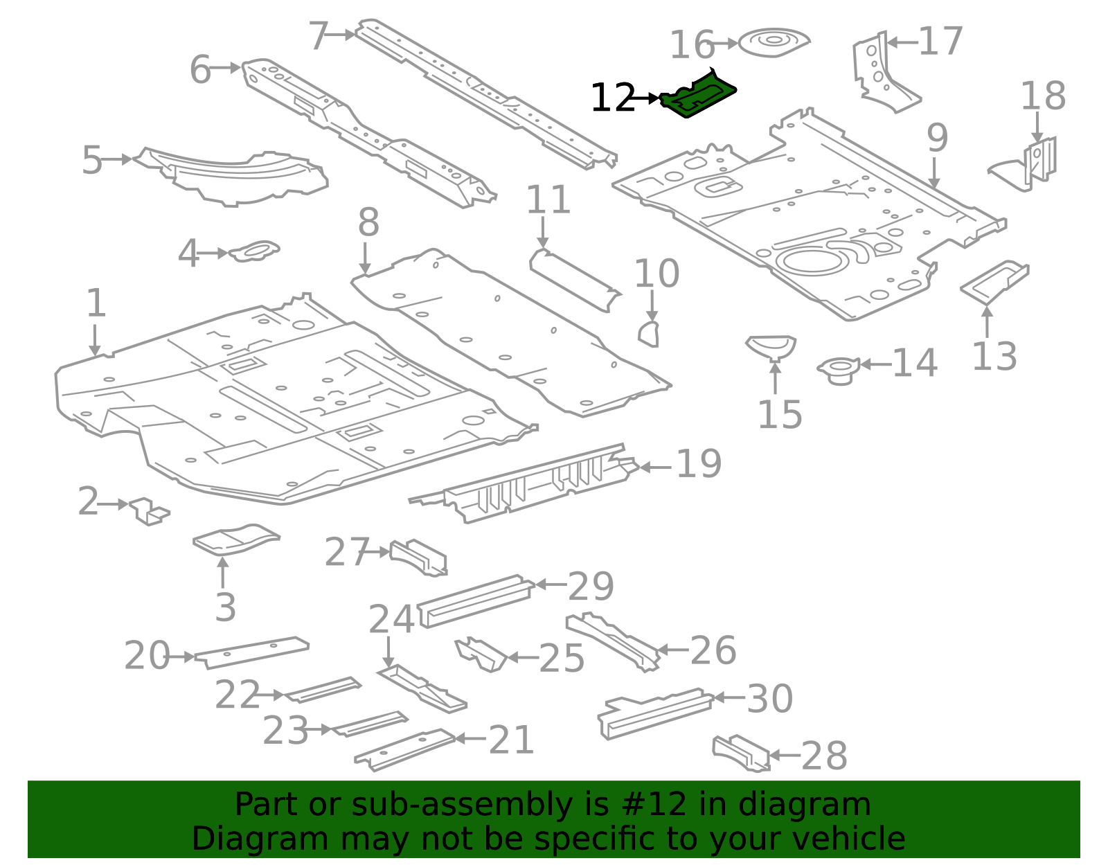 57835-0E020 - High-Quality Seat Track Reinforcement for 2014-2019 ...