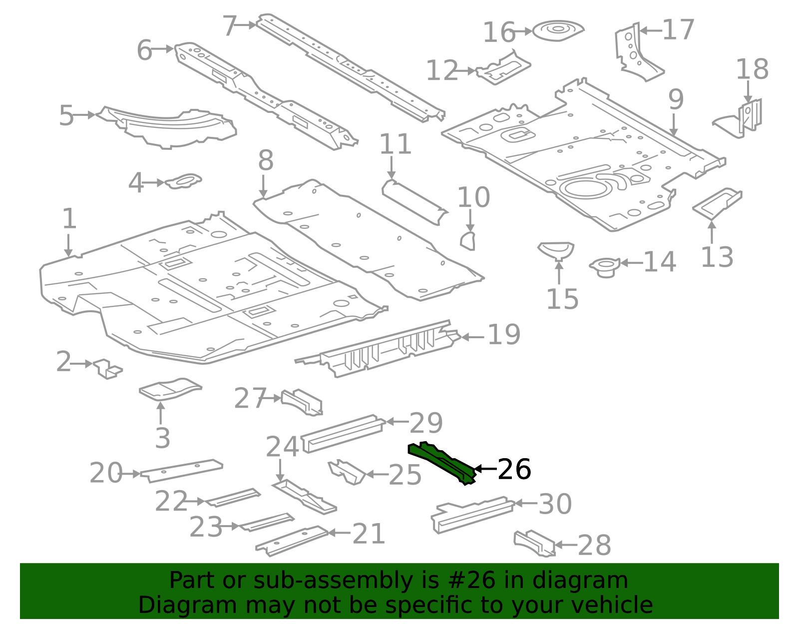 57453-0E050 - Cross-Member 2001-2019 Toyota Highlander | Norm Reeves ...