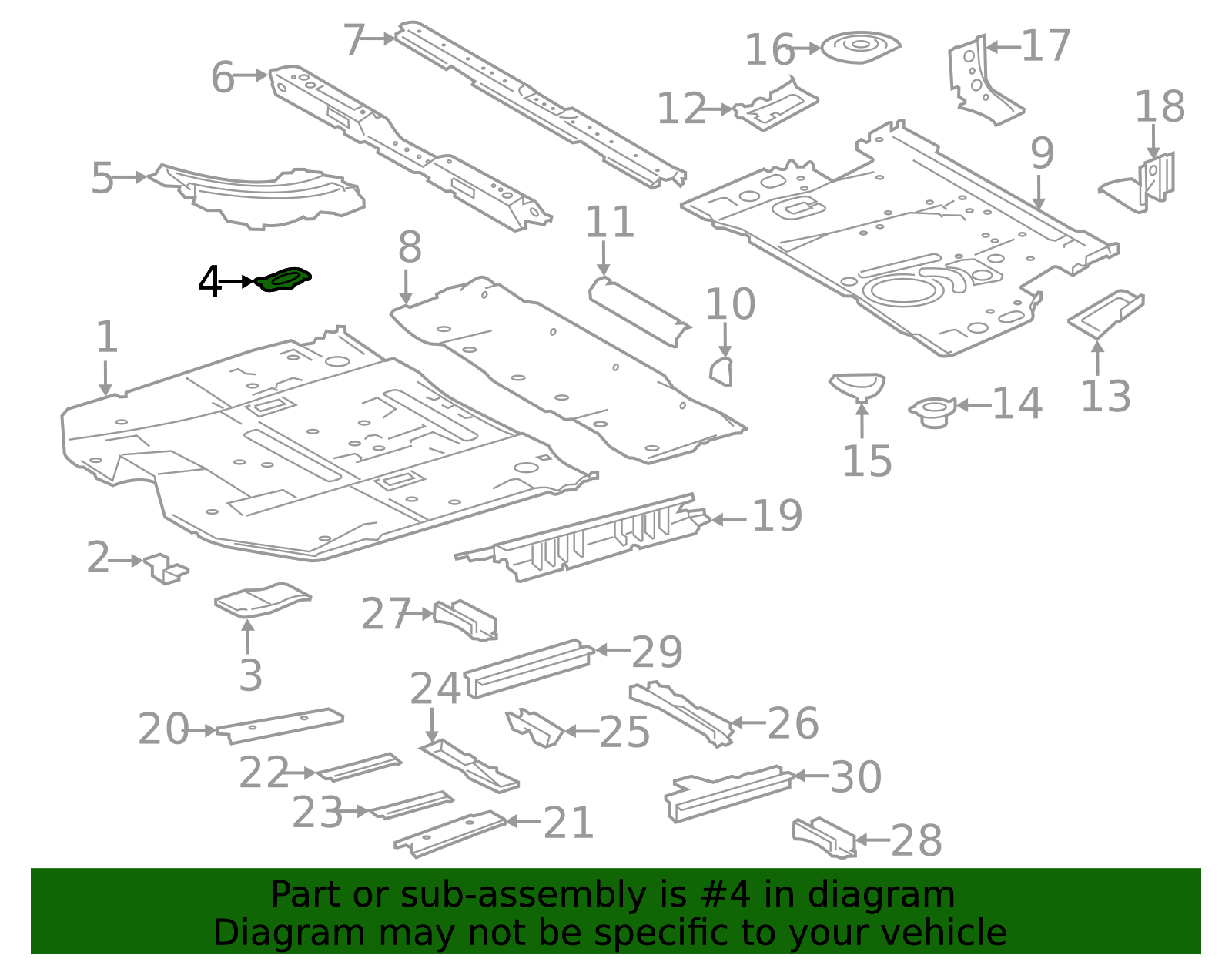 Genuine Official Toyota Access Cover part# 58136-0E030 for 2006-2019 ...