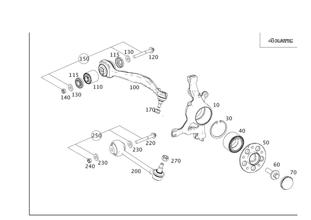 204-330-91-11 - 2008-2015 Mercedes-Benz - Tension Strut | World ...