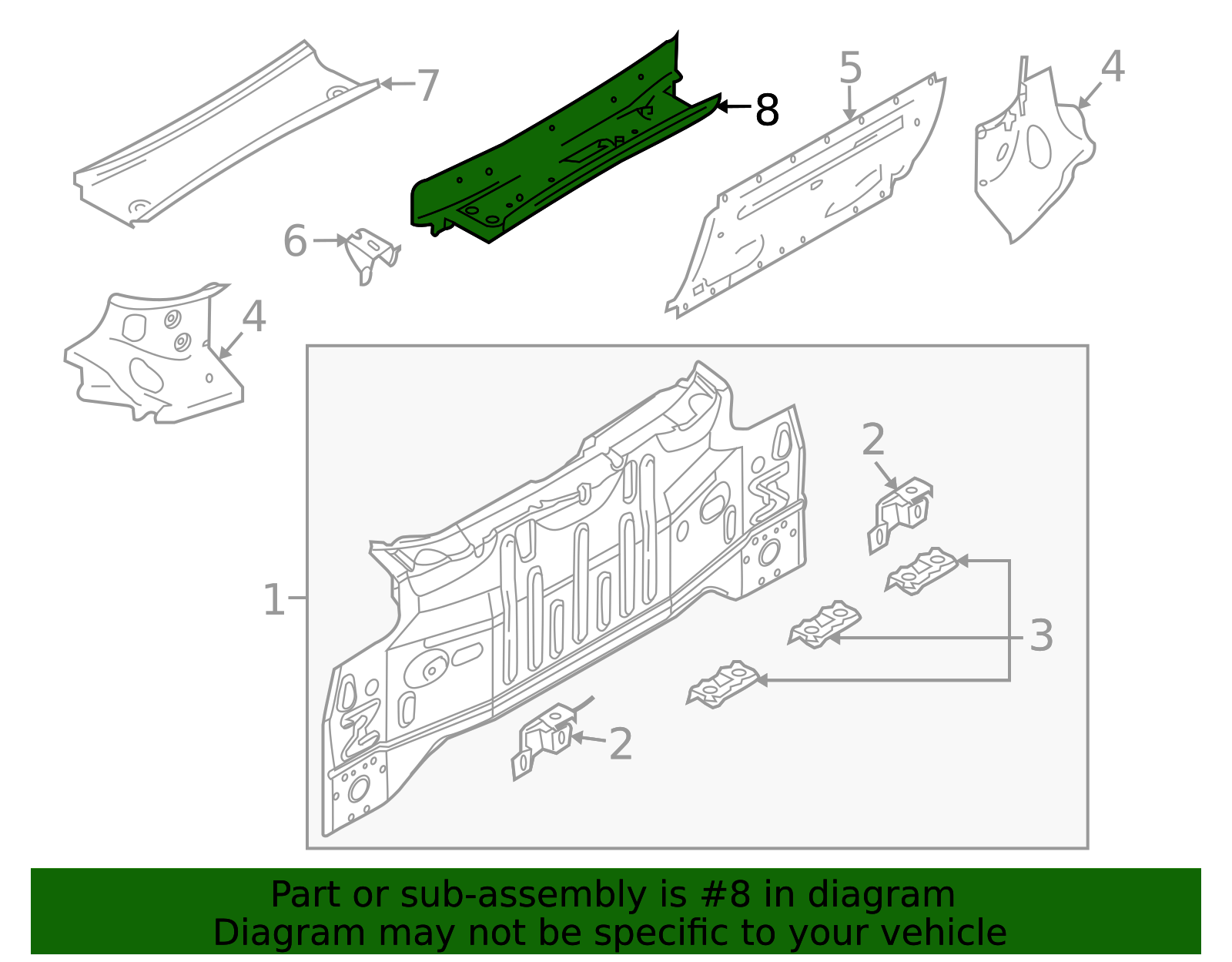 79420-1ET0A - Rear Body Reinforcement Official Nissan Parts Store
