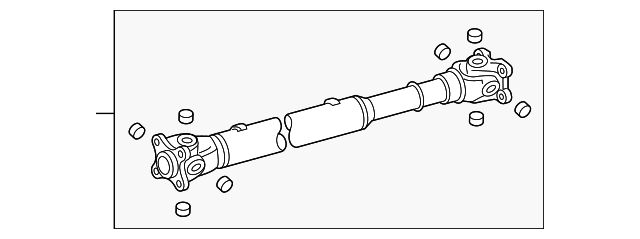 37140-60480 - Drive Shaft For 2003-2023 Lexus | Lexus OE Parts