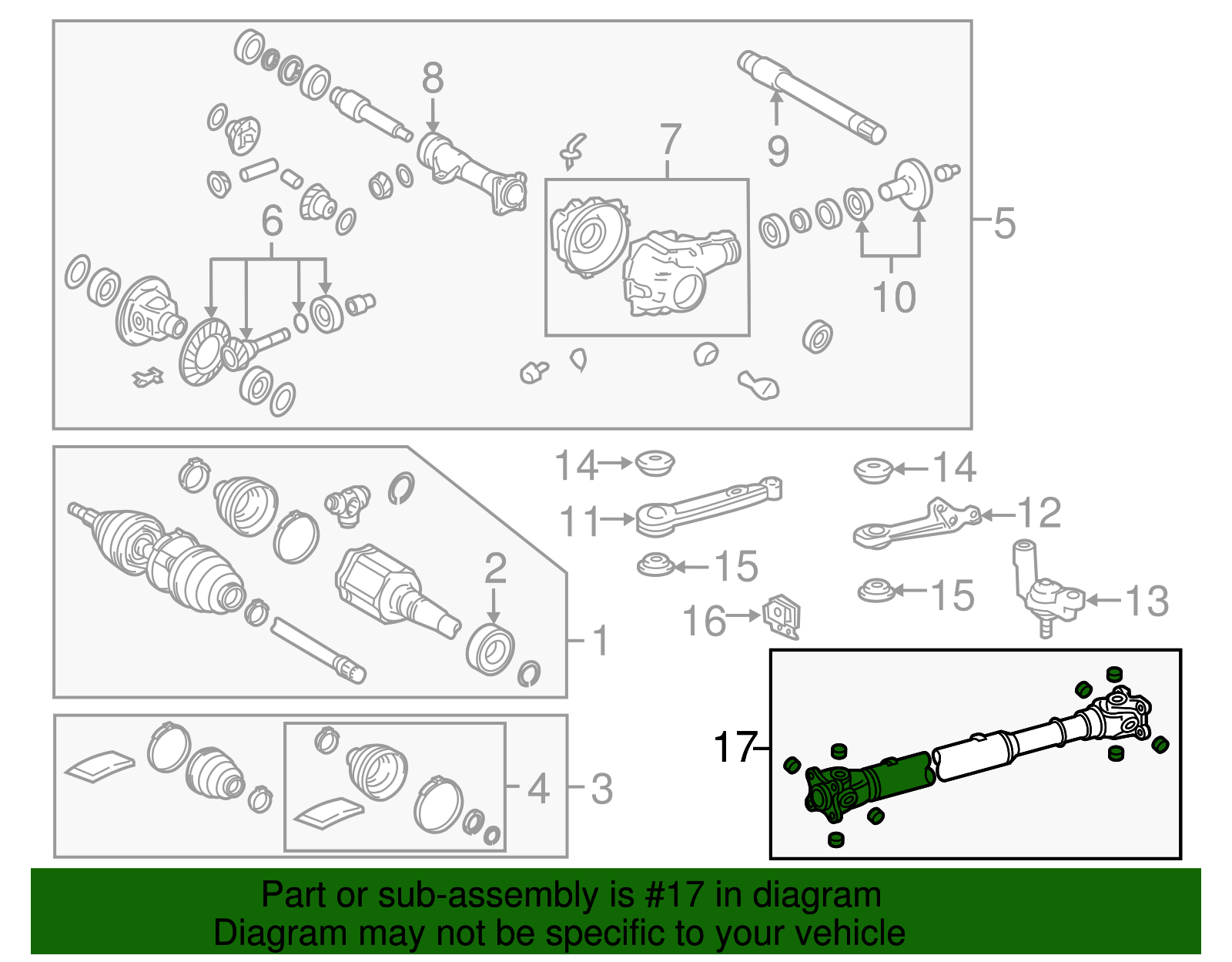 37140-60480 - Drive Shaft For 2003-2023 Lexus | Lexus OE Parts