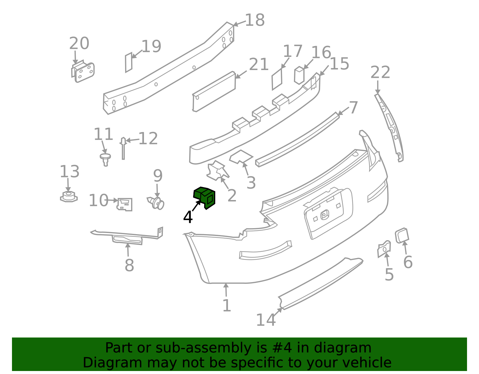 01281-00213 - Bumper Cover Grommet Official Nissan Parts Store
