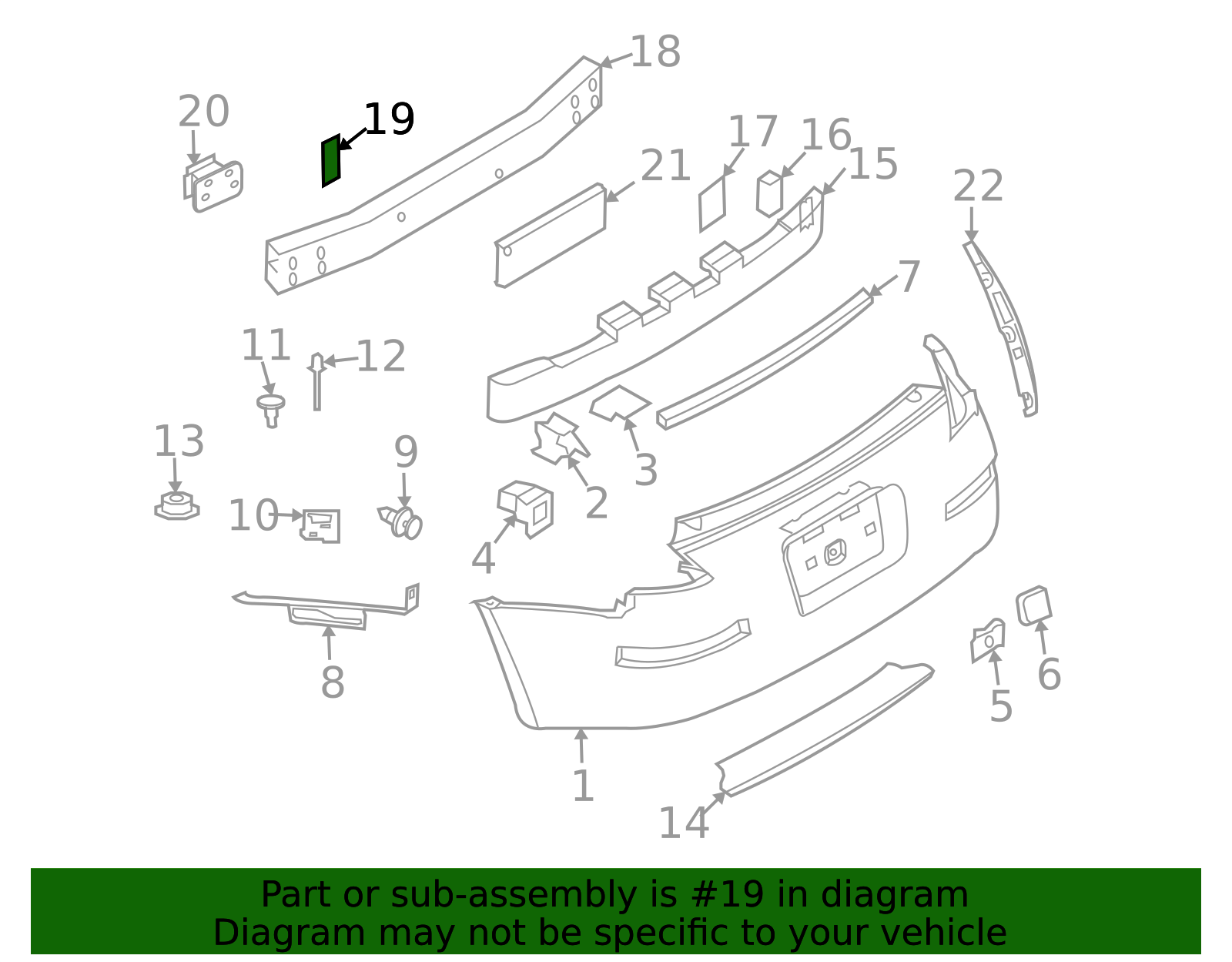 85058-CD000 - Reinforced Beam Retainer 2003-2009 Nissan 350Z | Official ...