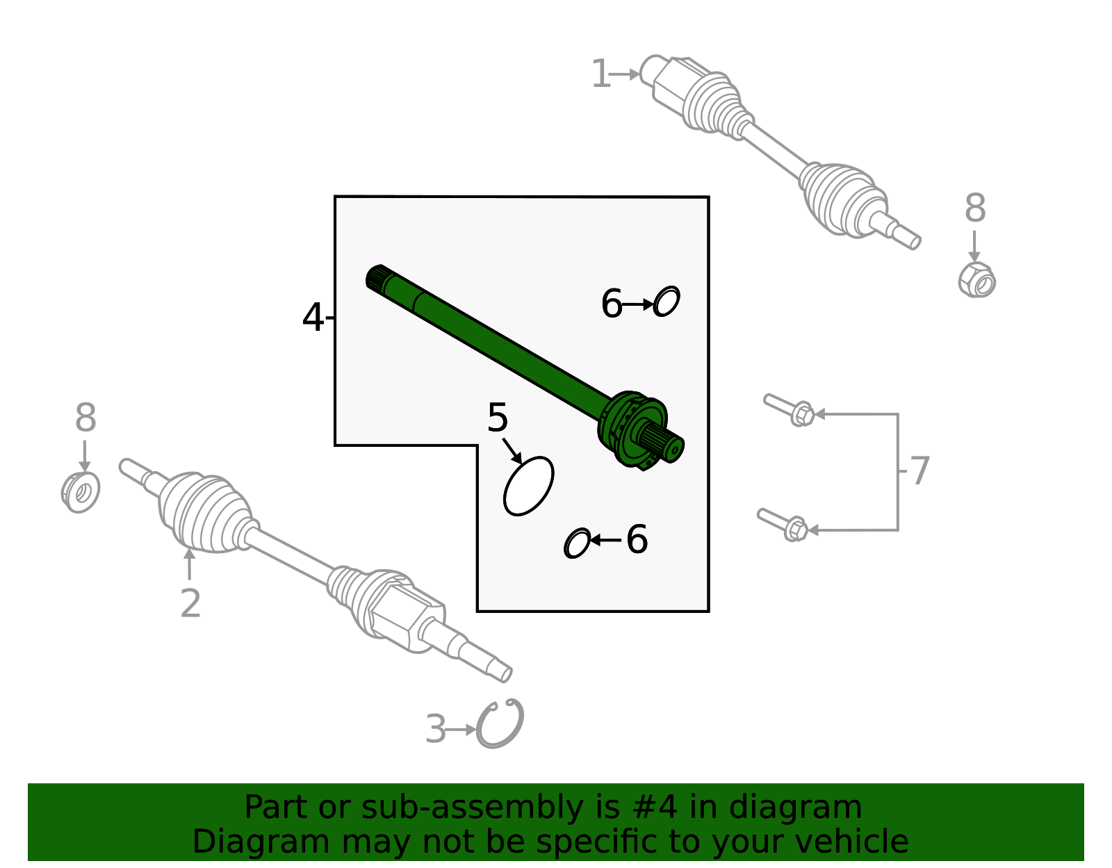 2020-2025 Ford Escape | Intermediate Shaft | LX6Z-3A329-U | Walls' Ford ...