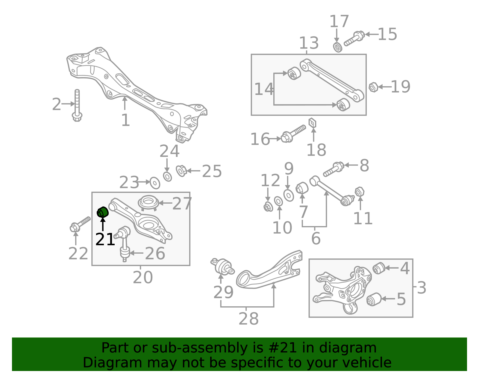 2011-2017 Hyundai Bushing 55215-3R000 | MotorMotor