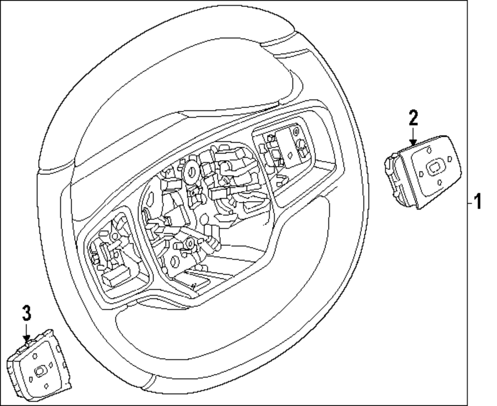 2025 Lincoln Nautilus Steering Wheel R2TZ-3600-DG | Ford OEM Parts Outlet