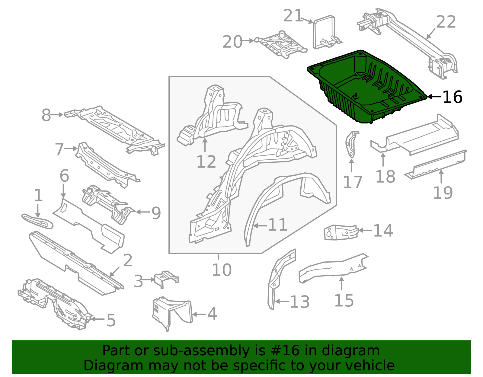 205-610-53-02 - Spare Tire Panel 2019-2023 Mercedes-Benz | Mercedes ...