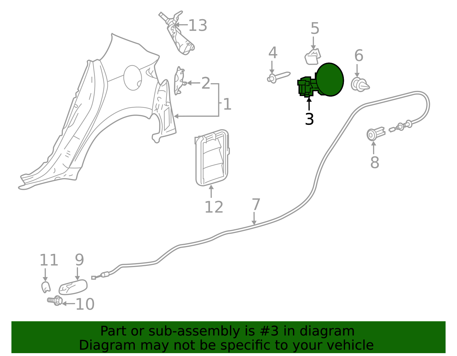 77350-12580 - Toyota Fuel Filler Door 2019-2025 Toyota | Performance ...