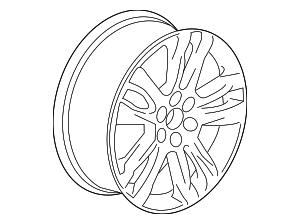 2018-2021 Chevrolet Traverse 20x8-Inch Aluminum Wheel 23426822 | Chevy ...